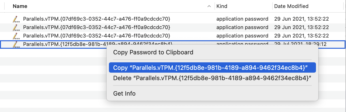KB Parallels: Use virtual Trusted Platform Module (TPM) in Parallels Desktop